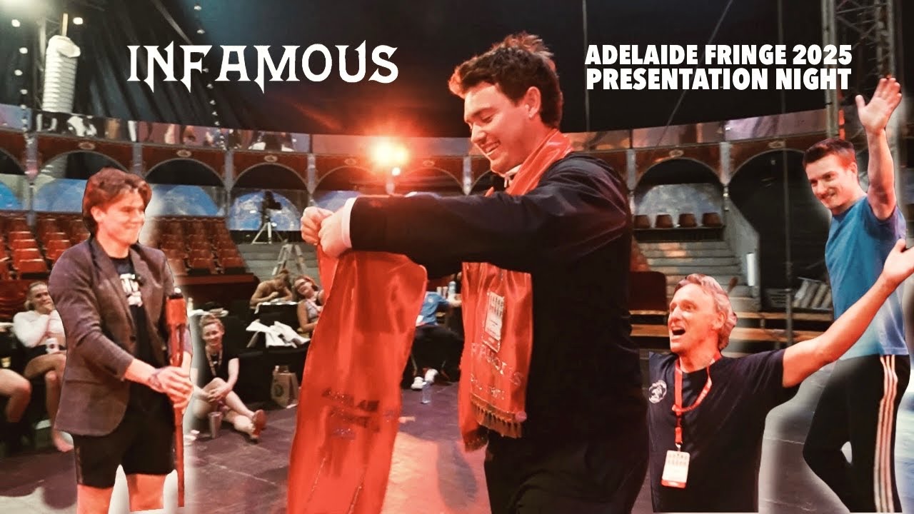 Adelaide Fringe Presentation Night at Infamous The Show - YouTube