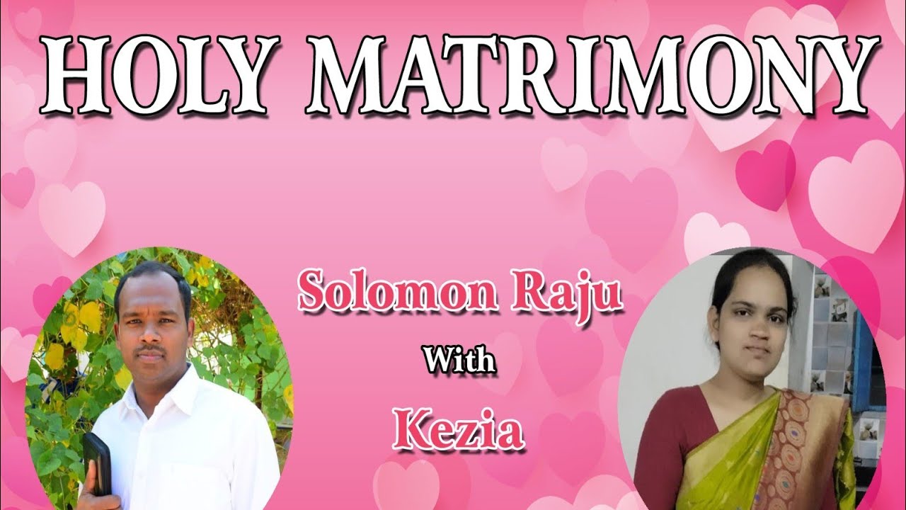 HOLY MATRIMONY OF BroE.SOLOMON RAJ (G.S) with KEZIA At JVS PALACE ...