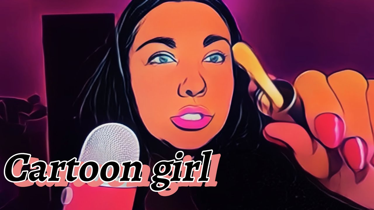 Cartoon Girl does your makeup ASMR #cartoon #asmr #softvoice #makeup # ...