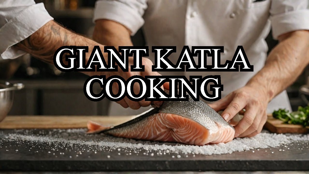big katla fish cutting and cooking || fish drawing and cutting - YouTube