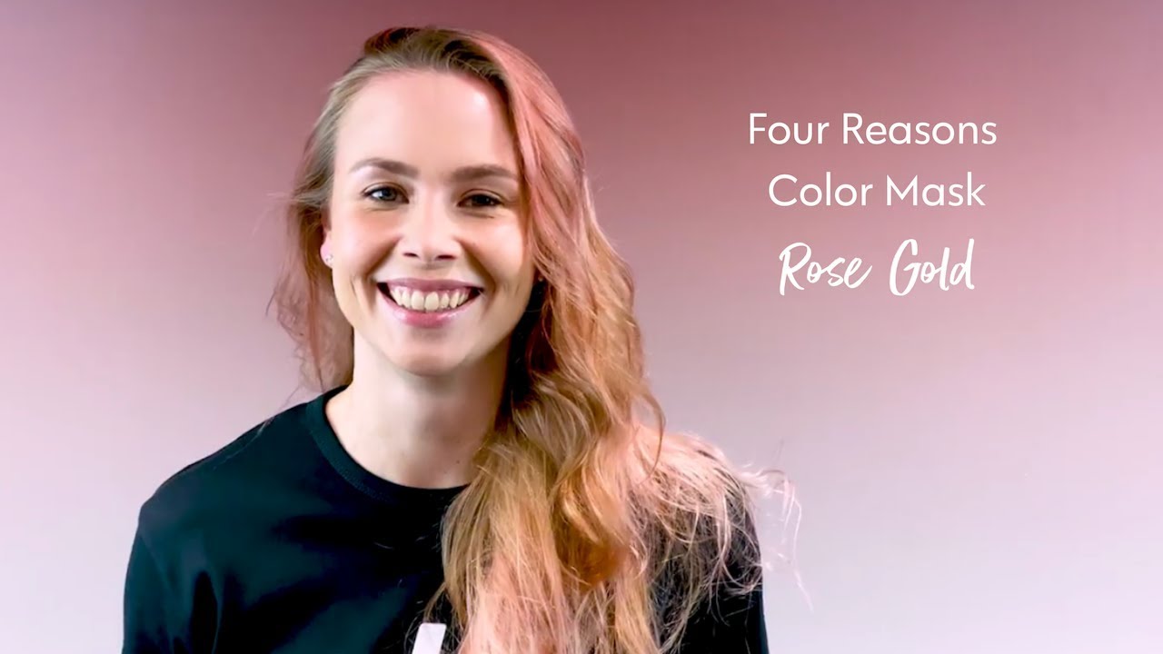 HOW TO: Tone Your Hair at Home with Four Reasons Color Mask Rose Gold ...