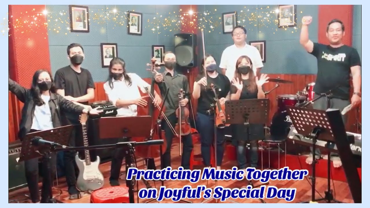 Practicing Music Together on Joyful’s Special Day - YouTube