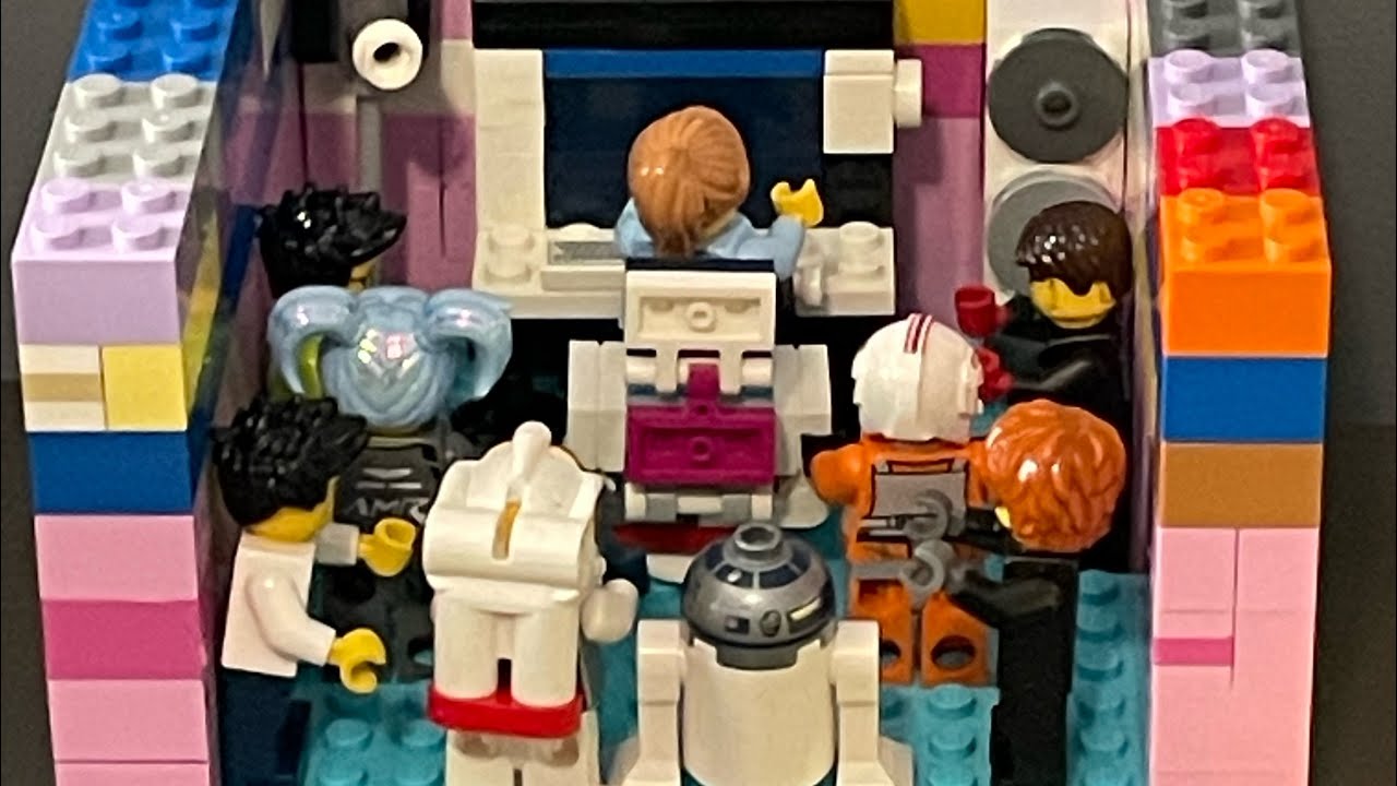 Creating a gaming room out of Legos - YouTube
