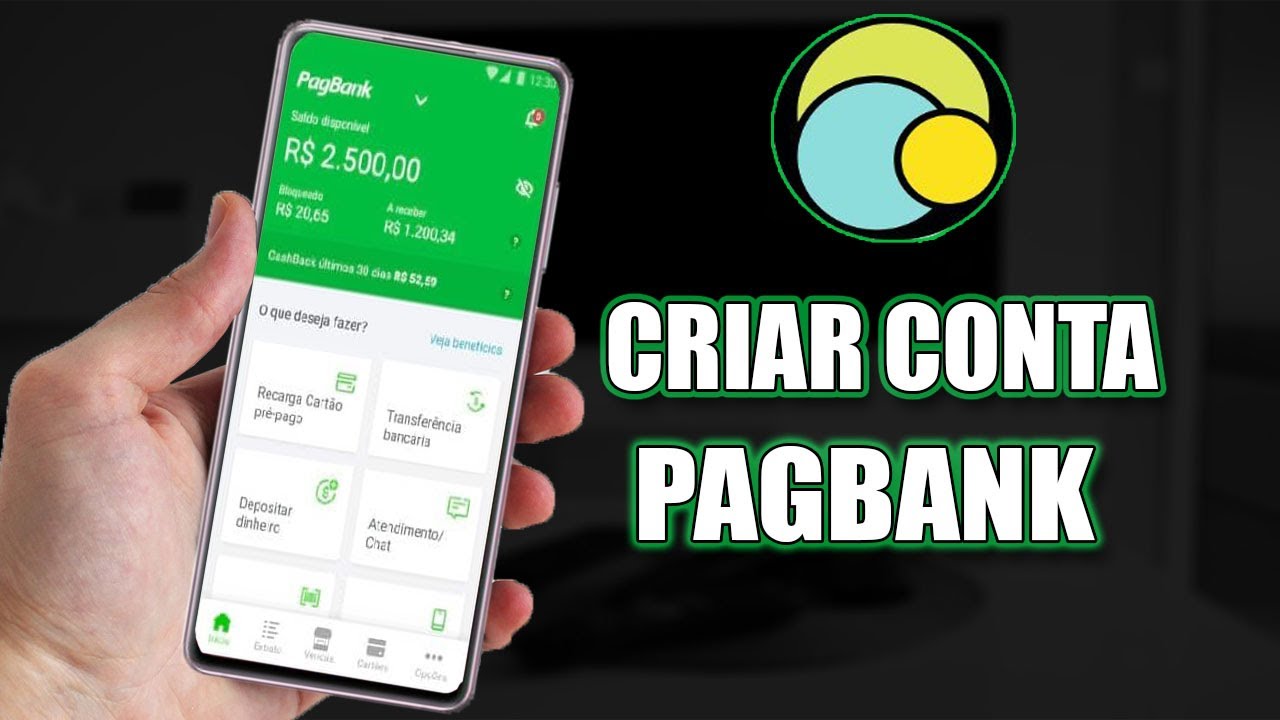 Como Criar conta Pagbank Passo a Passo Completo - YouTube