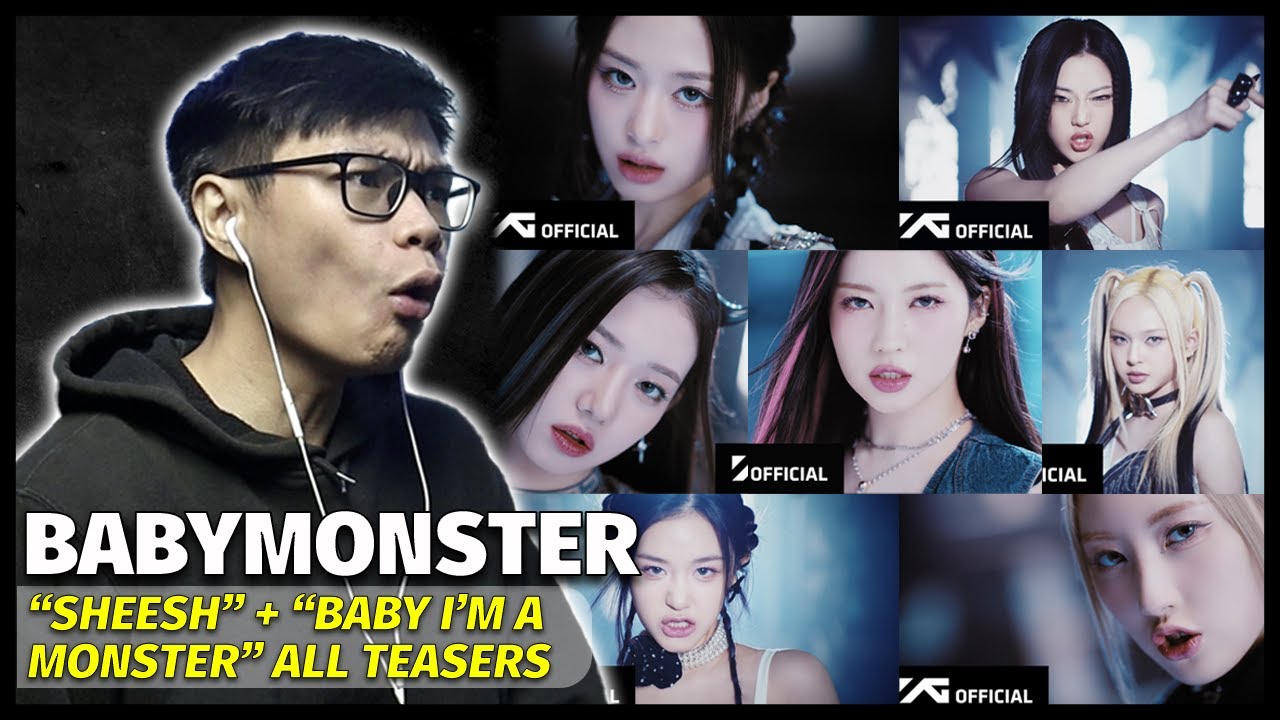 B A B Y M O N | BABYMONSTER - Sheesh ALL Teasers Reaction - YouTube