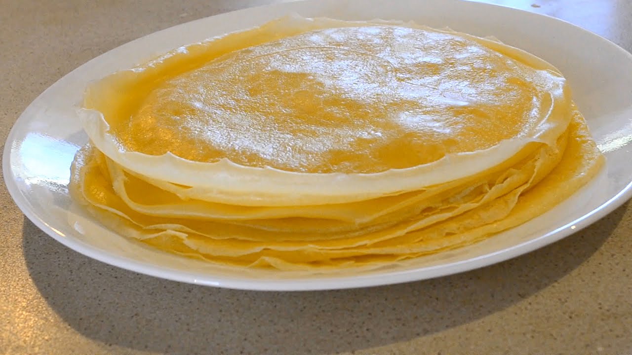 Magic Dough (Tapioca Flour Dough) Recipe for 15 pancakes - YouTube