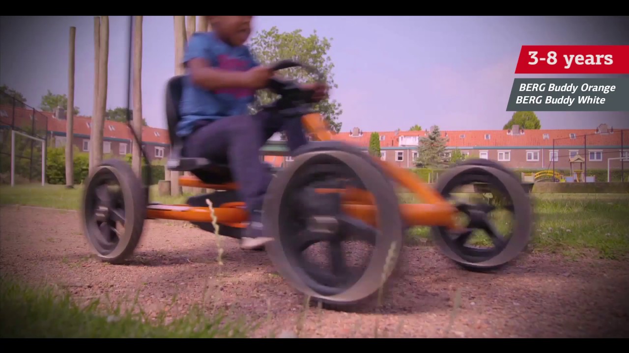BERG Buddy Orange Go-Kart - YouTube