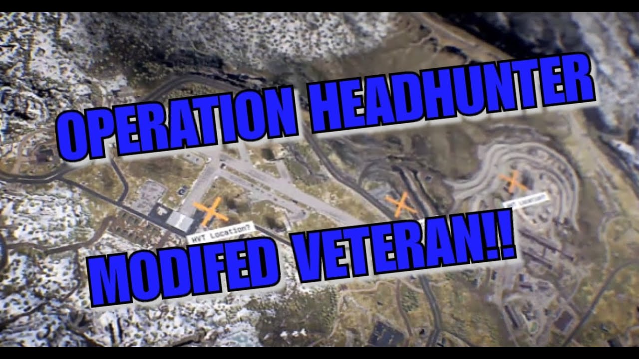 Operation Headhunter Modified Veteran Co-Op Call of Duty®: Modern ...