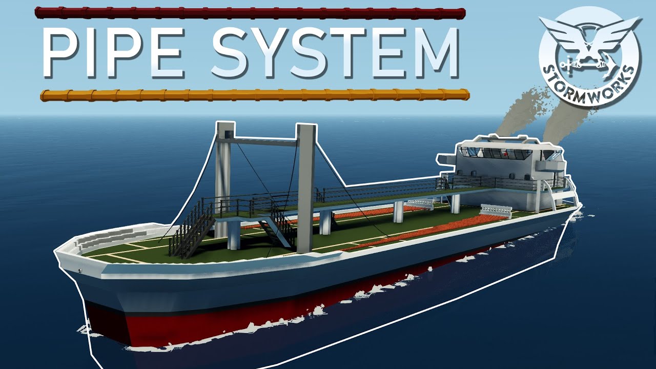 Cargo Pipe System! - Tanker Build - Stormworks Gameplay - YouTube