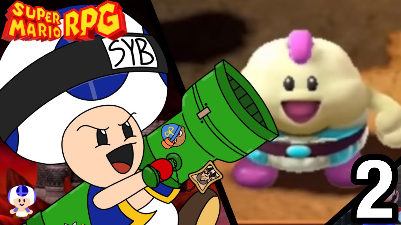 Mallow, The Frog | Playing Super Mario RPG (Switch) (Part 2) - YouTube