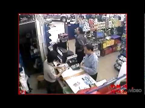 Even more Security Cam Footage of Covert Hypnosis Robberies - YouTube