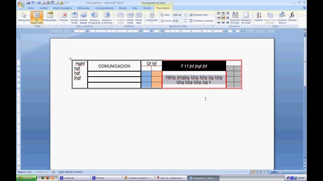 Tutorial Word TP3 TABLAS - YouTube