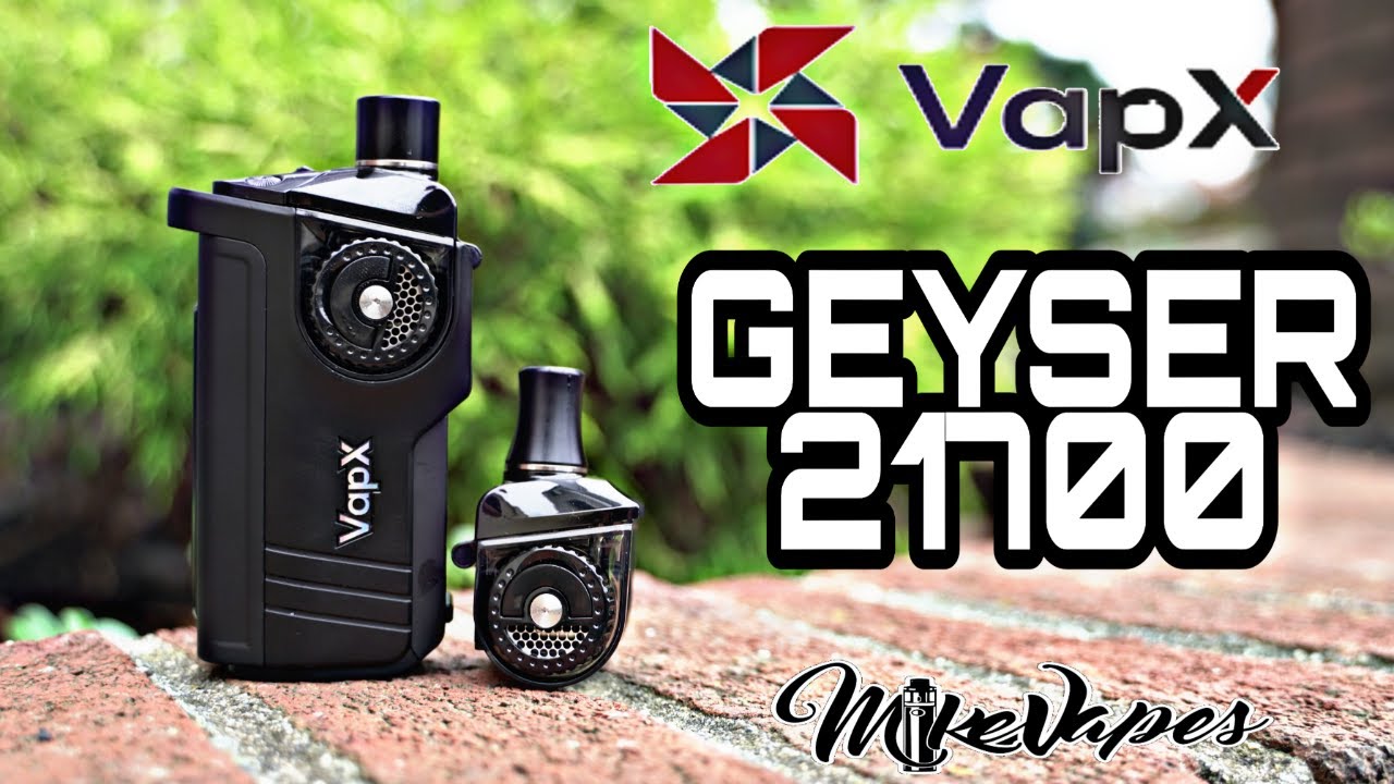 21700 Pod Mod? The Geyser By VapX - YouTube