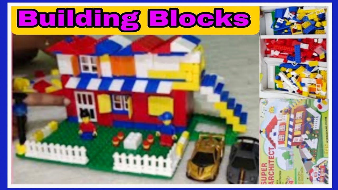 Unboxing And Review Of Building Blocks With Kids ..हिंदी में देखिये ...