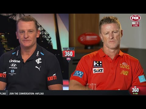 Michael Voss & Damien Hardwick on AFL360 (4-3-2024) 1/2 - YouTube