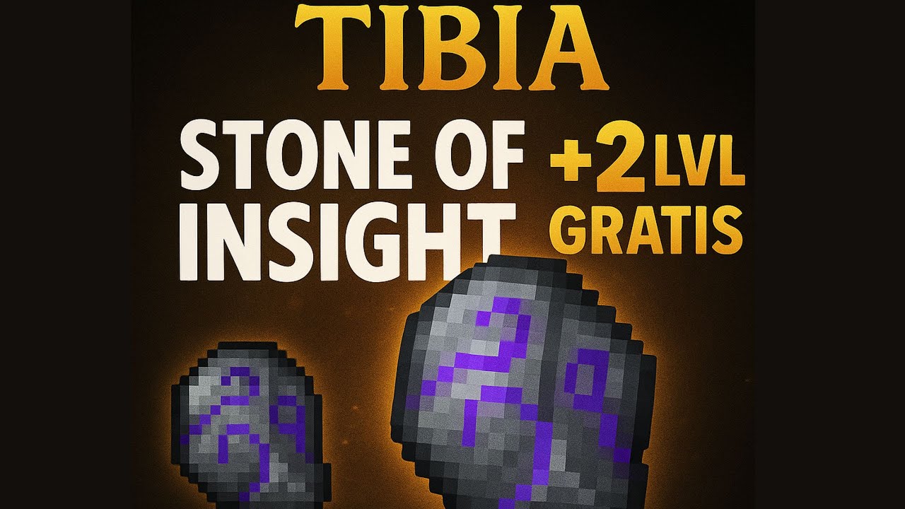 ¡Consigue 2 niveles gratis en Tibia sin esfuerzo! Stone of insight - YouTube
