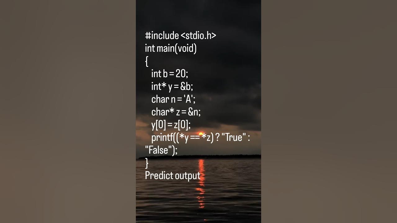 𝐏𝐫𝐞𝐝𝐢𝐜𝐭 𝐎𝐮𝐭𝐩𝐮𝐭 #cprogramming #language #code #codes #JavaScript #string ... 𝐏𝐫𝐞𝐝𝐢𝐜𝐭 𝐎𝐮𝐭𝐩𝐮𝐭 #cprogramming #language #code #codes #JavaScript #string ...