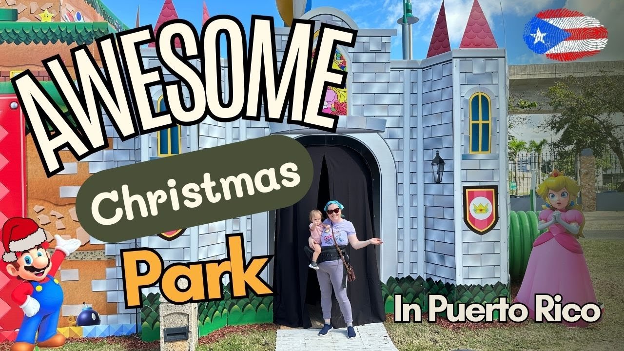 This Awesome Christmas Park is a Must Visit | Parque Central Bayamón ...