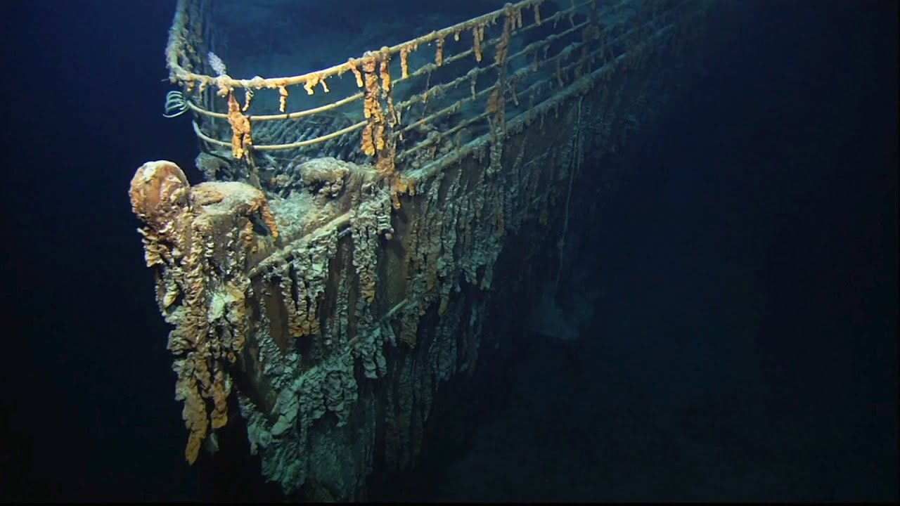 Titanic Wreckage ROV Footage - YouTube