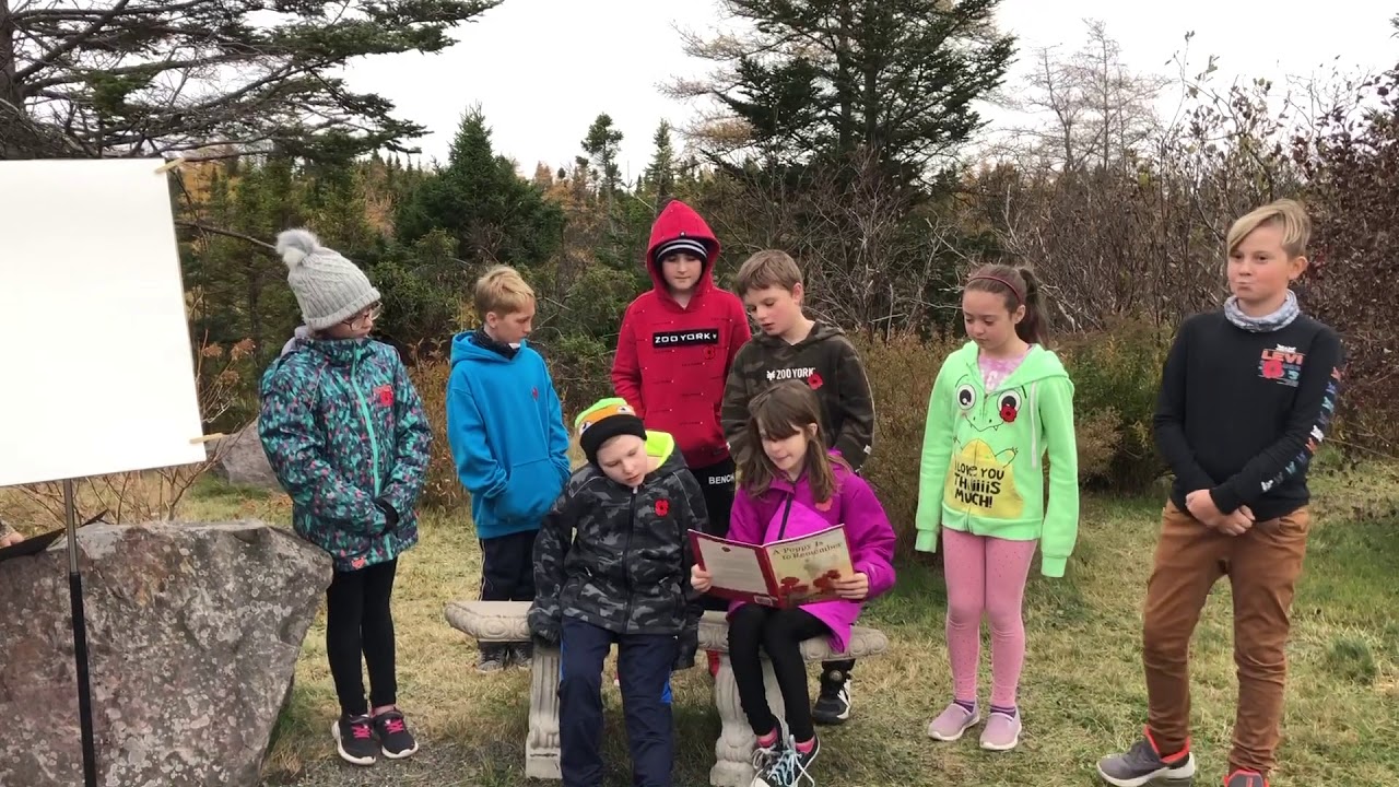 Remembrance Day Tribute Acreman Elementary 2020 - YouTube