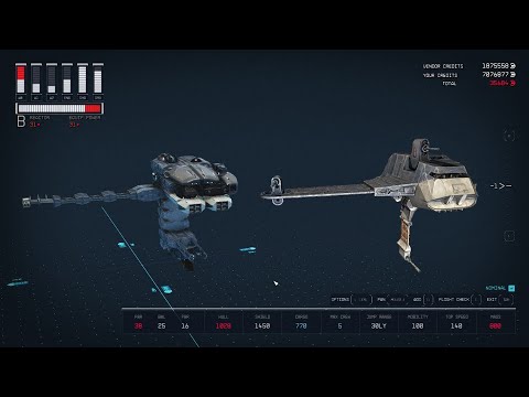 Starfield: Ship build inspired by G-9 Rigger Freighter, "Twilight" from ...