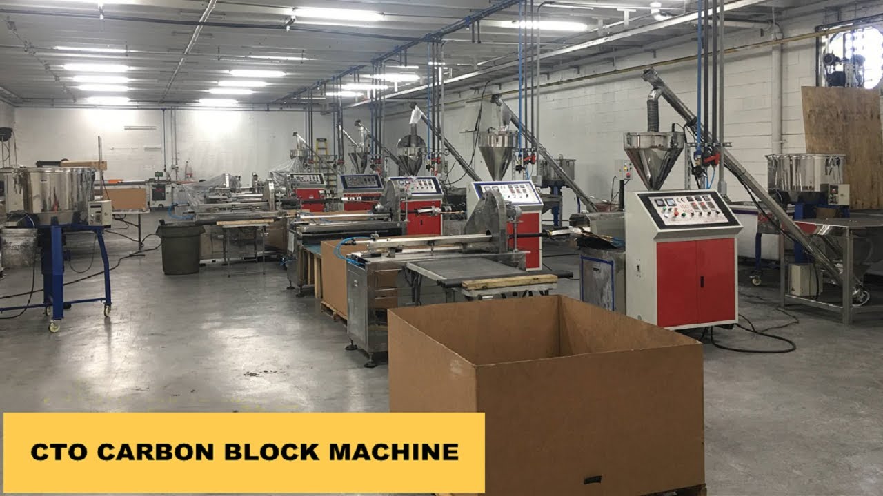 2025 Active Carbon Filter Cartridge Making Machine / Carbon Block ...