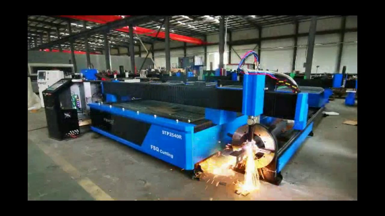 2020 new plasma cutter with 2500*4000mm working area and a rotary to ...