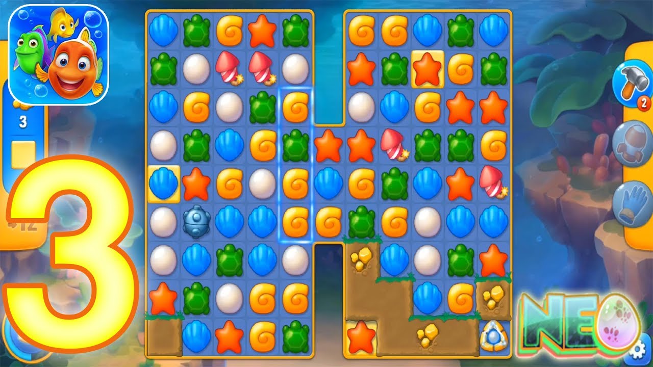 Fishdom: Gameplay Walkthrough Part 3 - Level 9-11 Completed (iOS ...