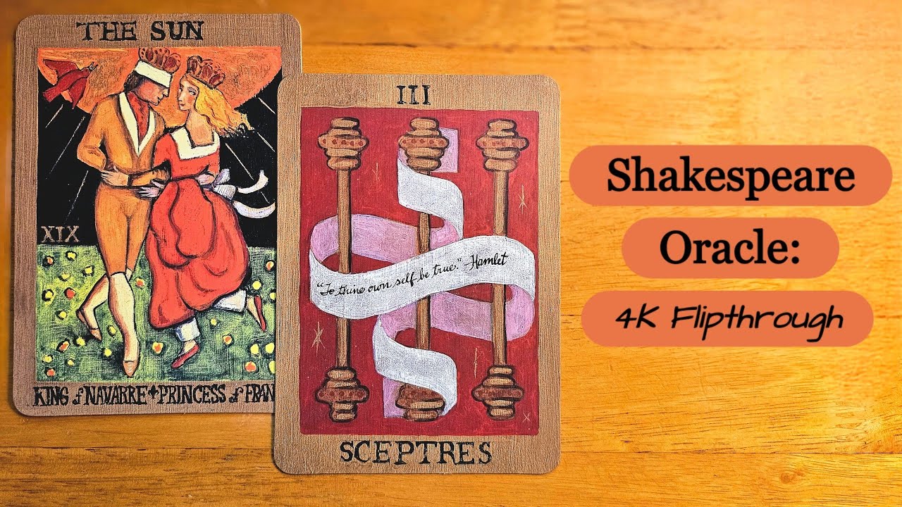 Shakespeare Oracle: 4K Flipthrough - YouTube