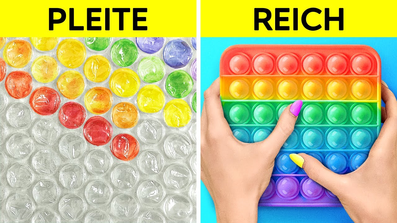 POP IT! LIEBLING VS STREBER IN DER SCHULE || Beliebt werden, lustige ...