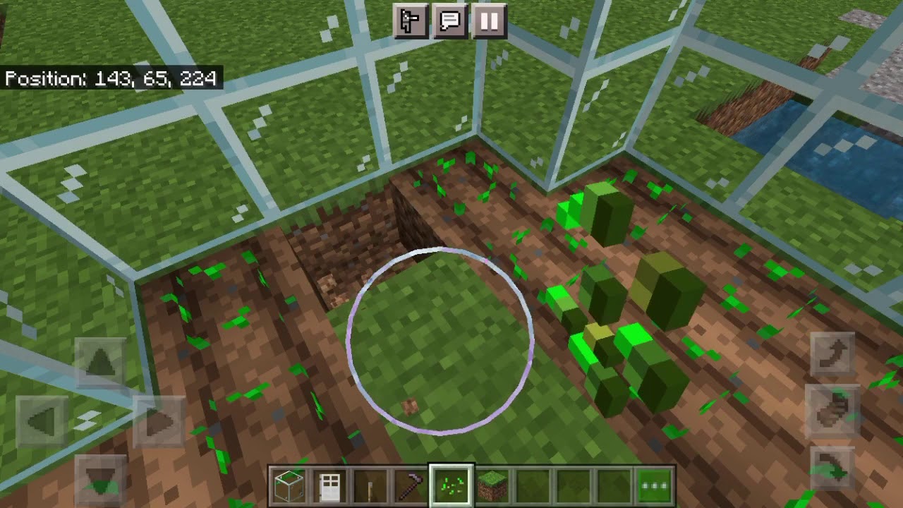 Glashaus Mit Farm In Minecraft(deutsch) - YouTube