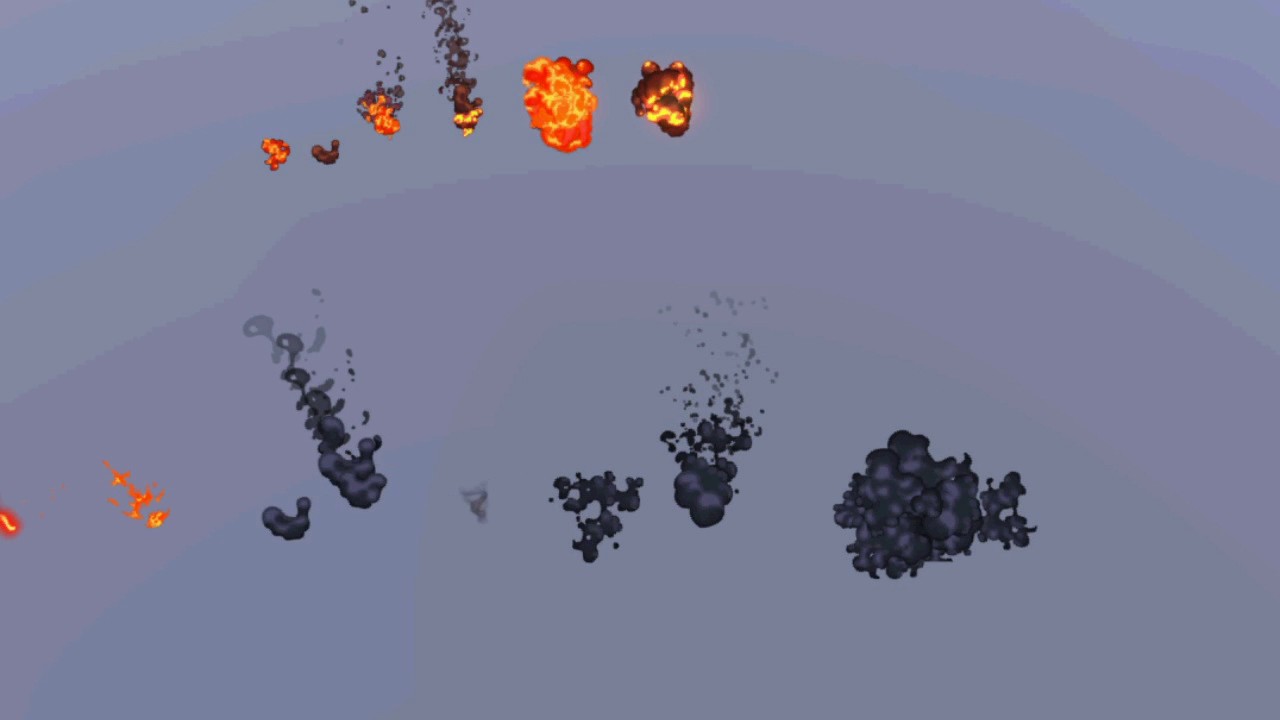 Cartoon Particles - Fire & Smoke - YouTube