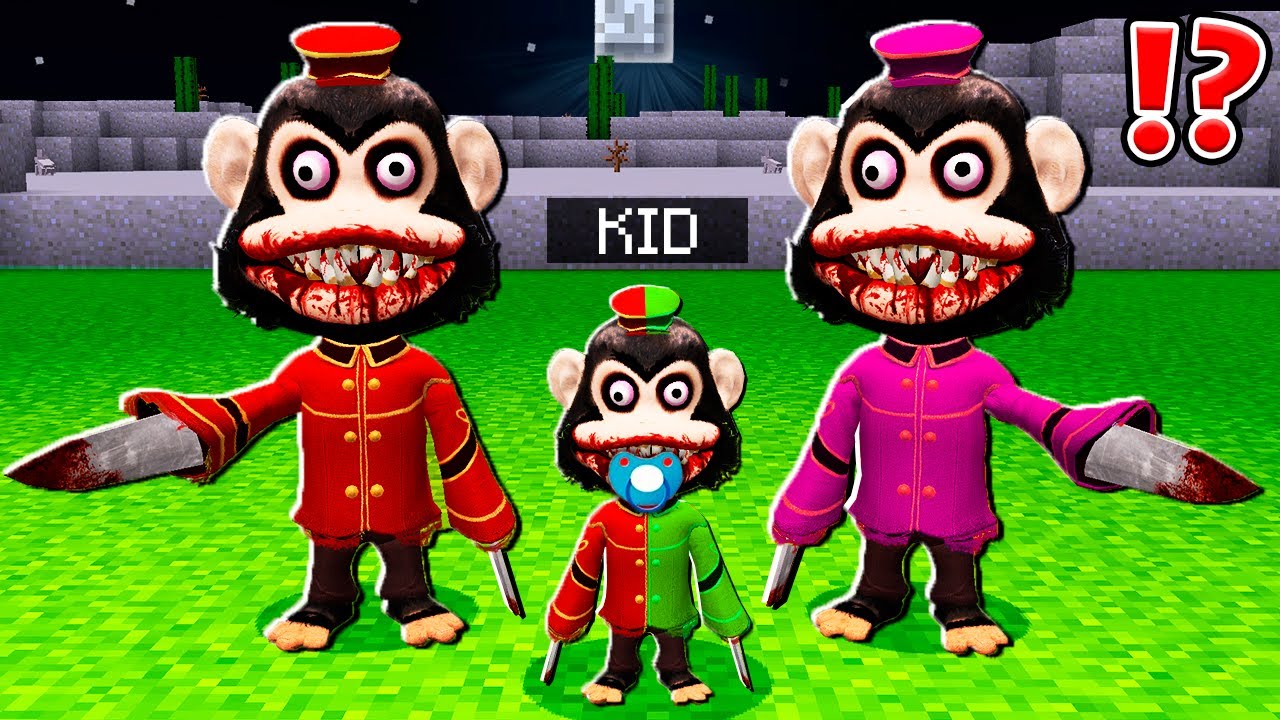 How JJ and MIKEY BECAME Creepy Monkey Family ? - Minecraft Maizen - YouTube