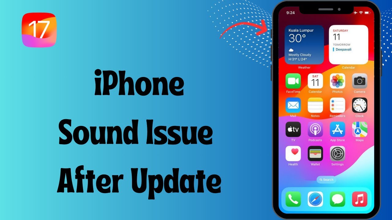 How To Fix Sound Issue After Update On iPhone - YouTube