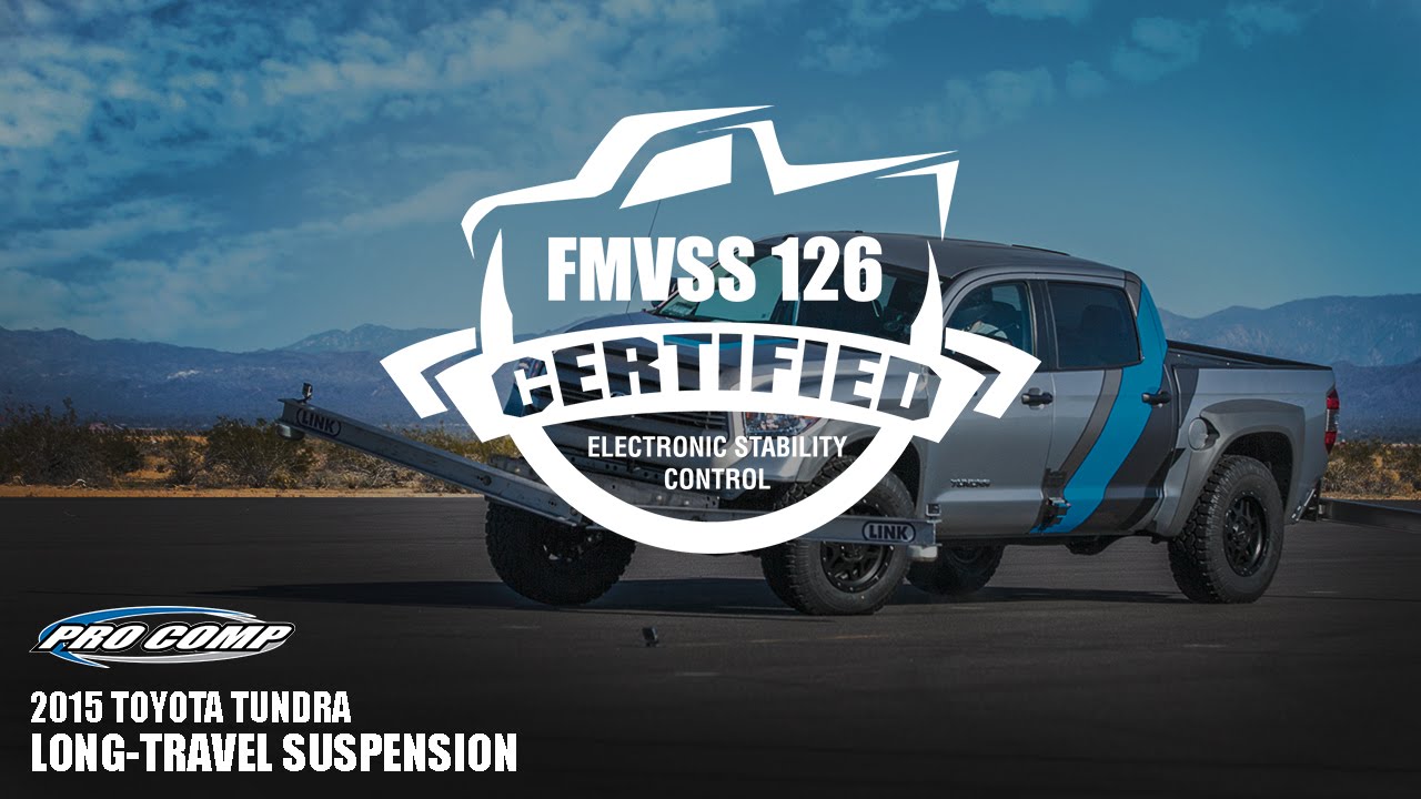 2015 Tundra Long-Travel FMVSS 126 Certified - YouTube