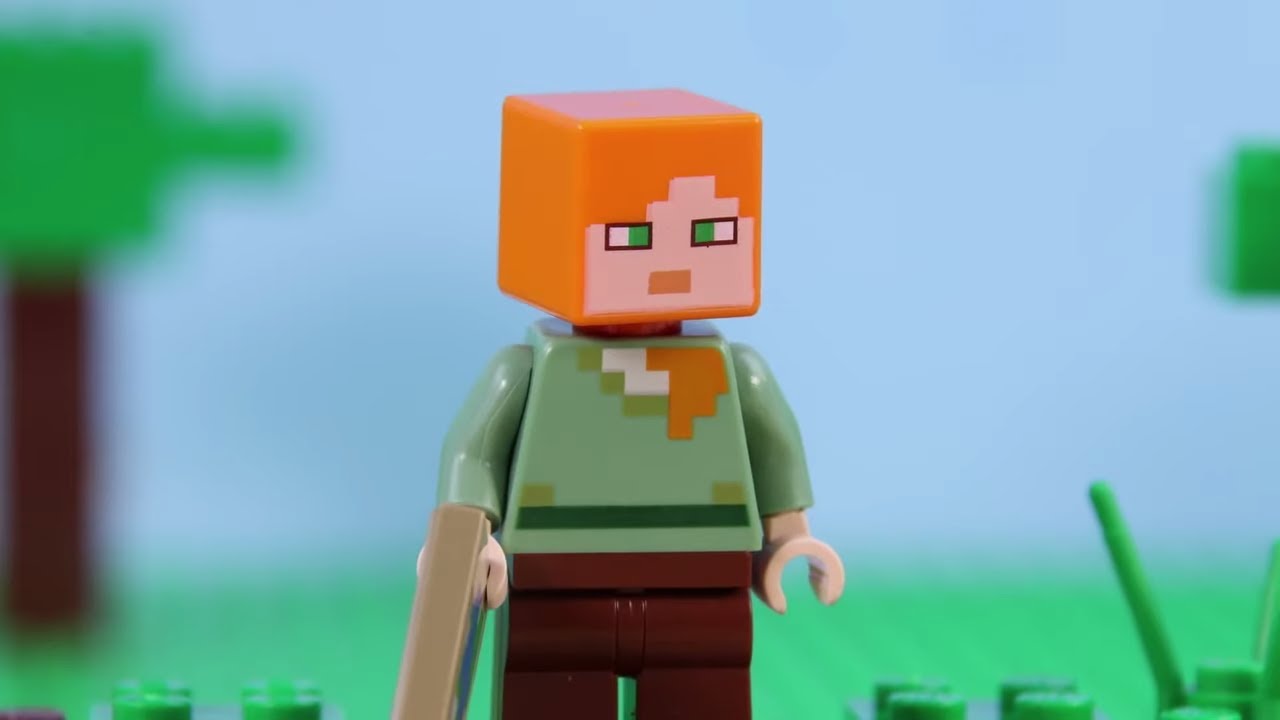LEGO Minecraft Pirate Ship Build STOP MOTION LEGO Minecraft: Alex's ...