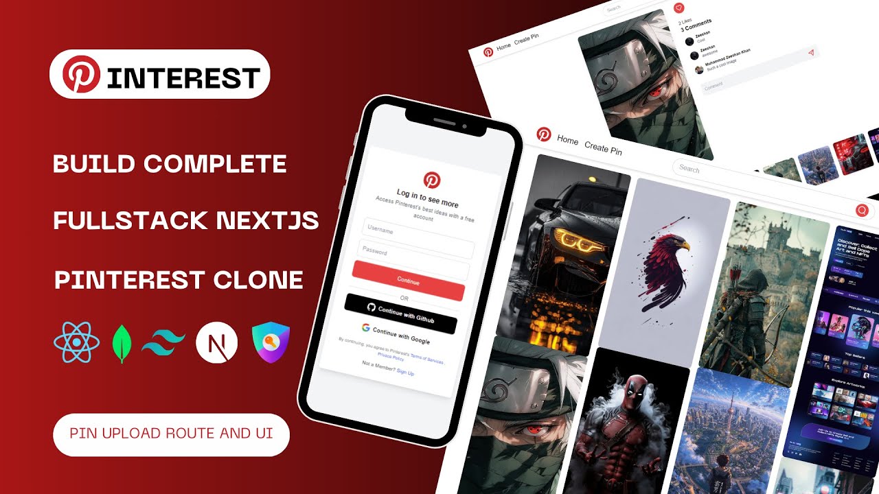 Fullstack Pinterest Clone with Next.js 14: NextAuth, MongoDB ...