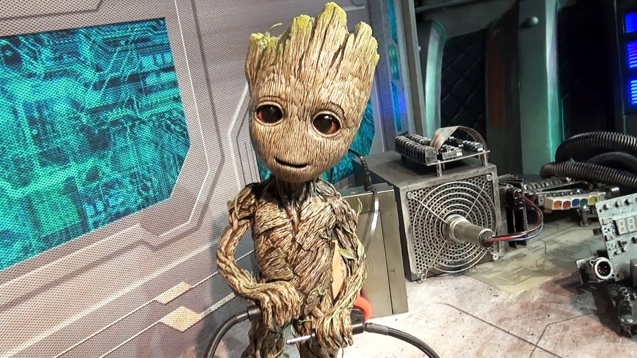 BABY GROOT and Star-Lord Meet & Greet at Walt Disney World, Guardians ...