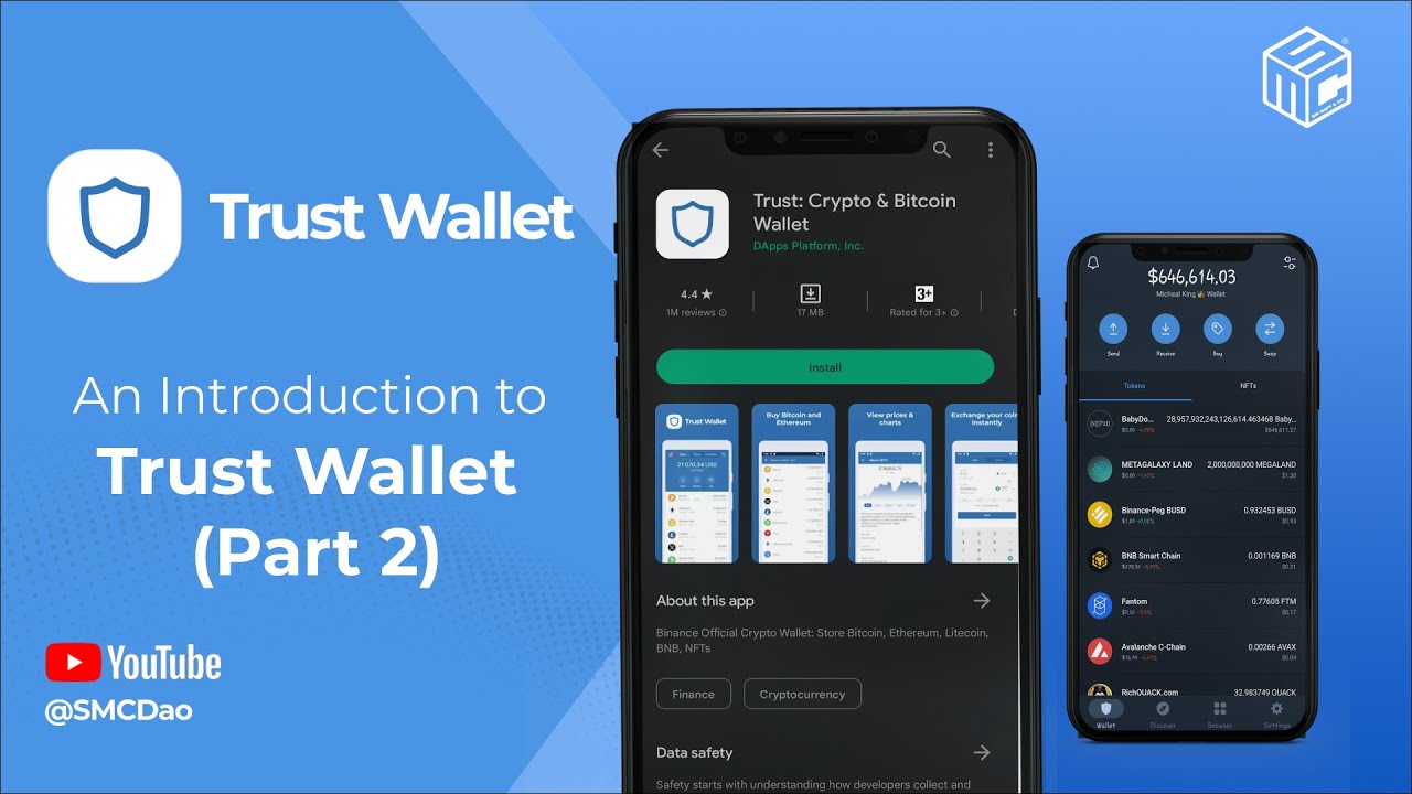 How to download and use Trustwallet (Part 2) - YouTube