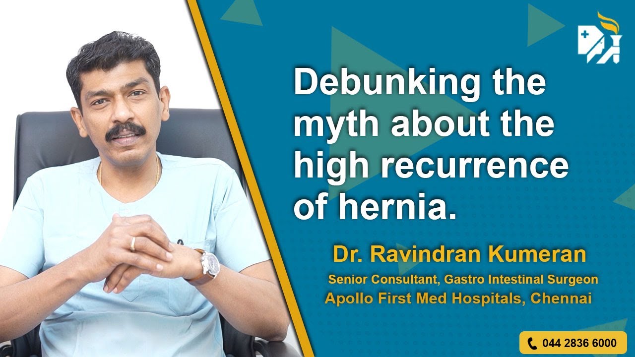 Debunking the myth about the high recurrence of hernia. - YouTube