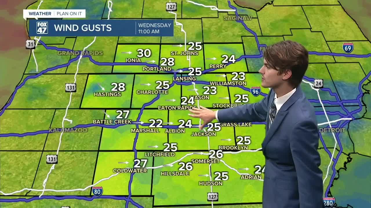 Breezy Conditions In our Neighborhoods with Cooling Temperatures - YouTube
