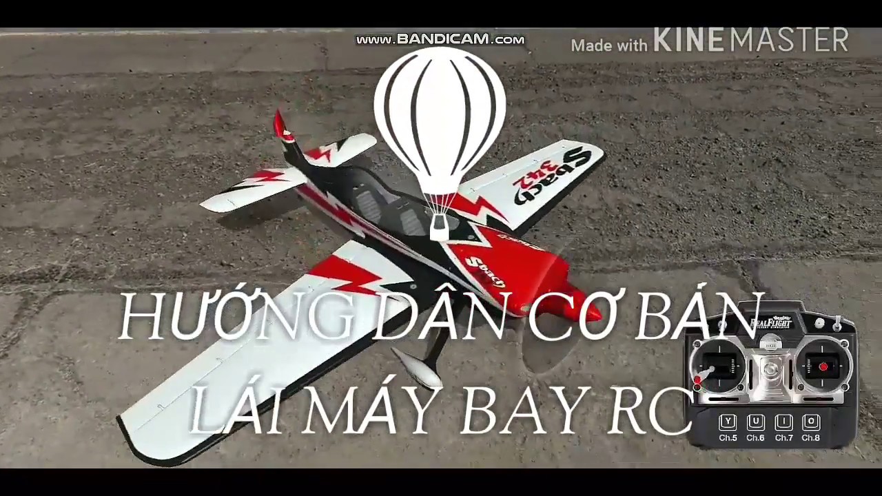 Hướng dẫn điều khiển lái máy bay rc - YouTube