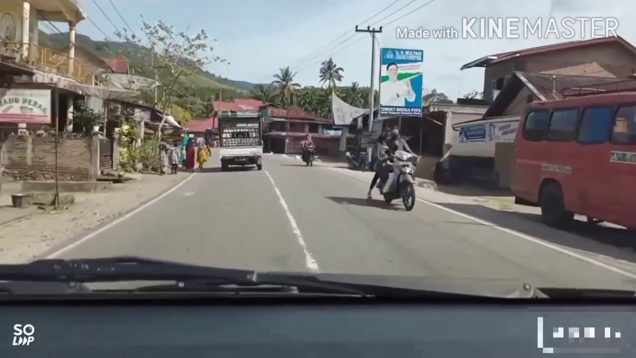 Jalan lubuk Sikaping terbaru pasar salibawan Pasaman timur - YouTube