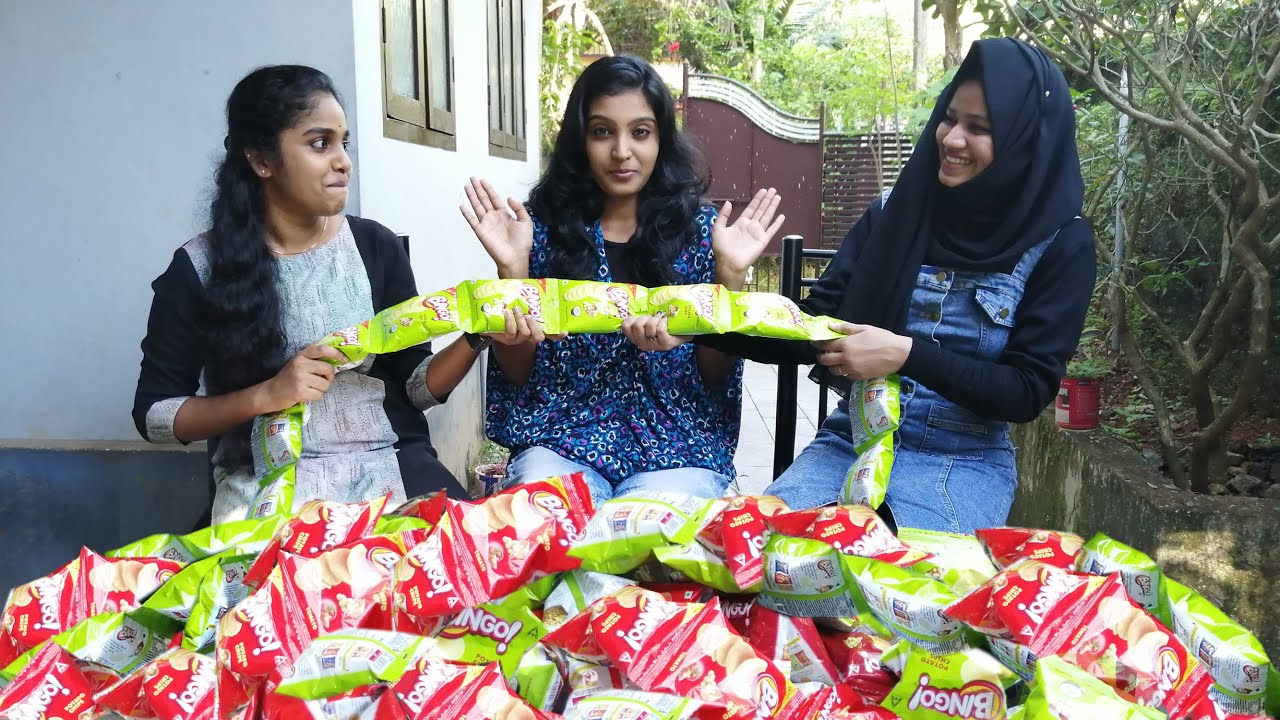 60 BINGO EATING CHALLENGE | ഒരു മ്യാരക Bingo തീറ്റ മത്സരം 🤣| പണി പാളി🤦 ...