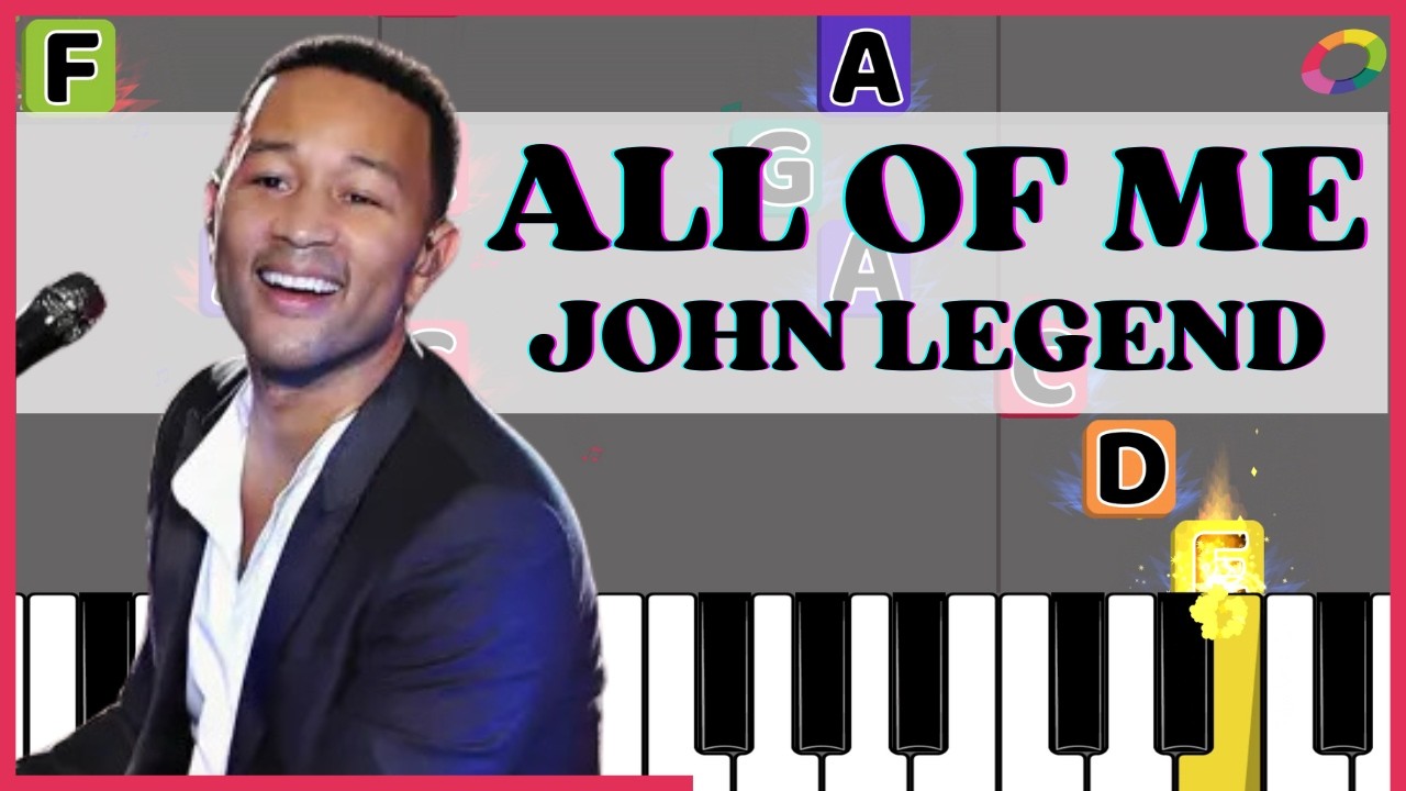 🎹 Play All of Me - Easy Piano Tutorial | Learn This Iconic Song Step by ...