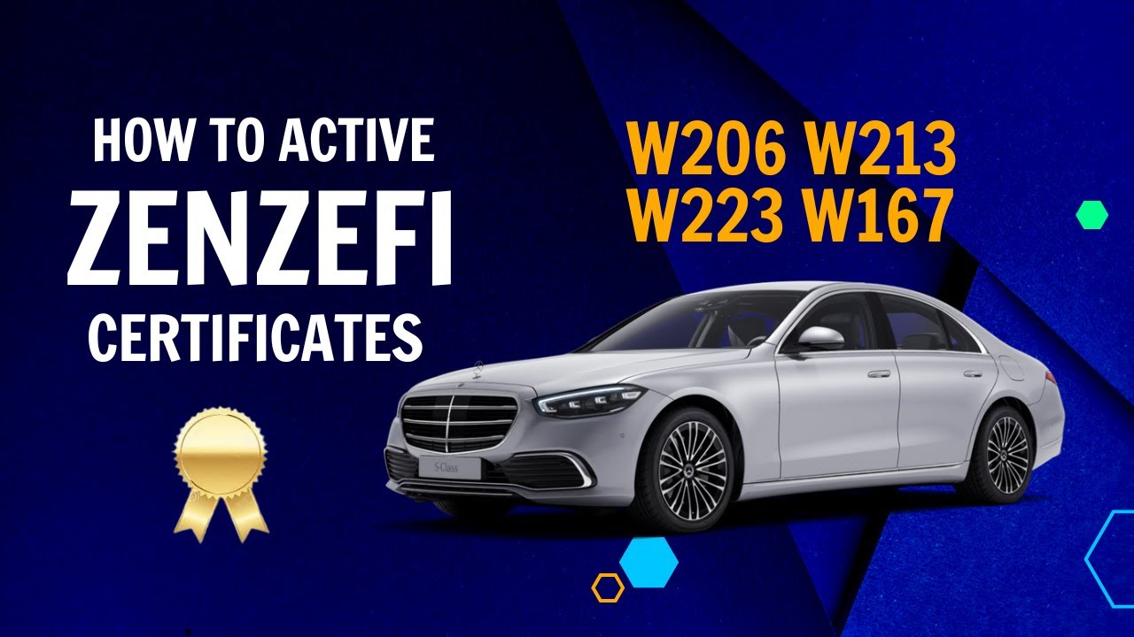 How to active Xentry ZenZefi Certificate Mercedes W206 W213 W223 W167 ...