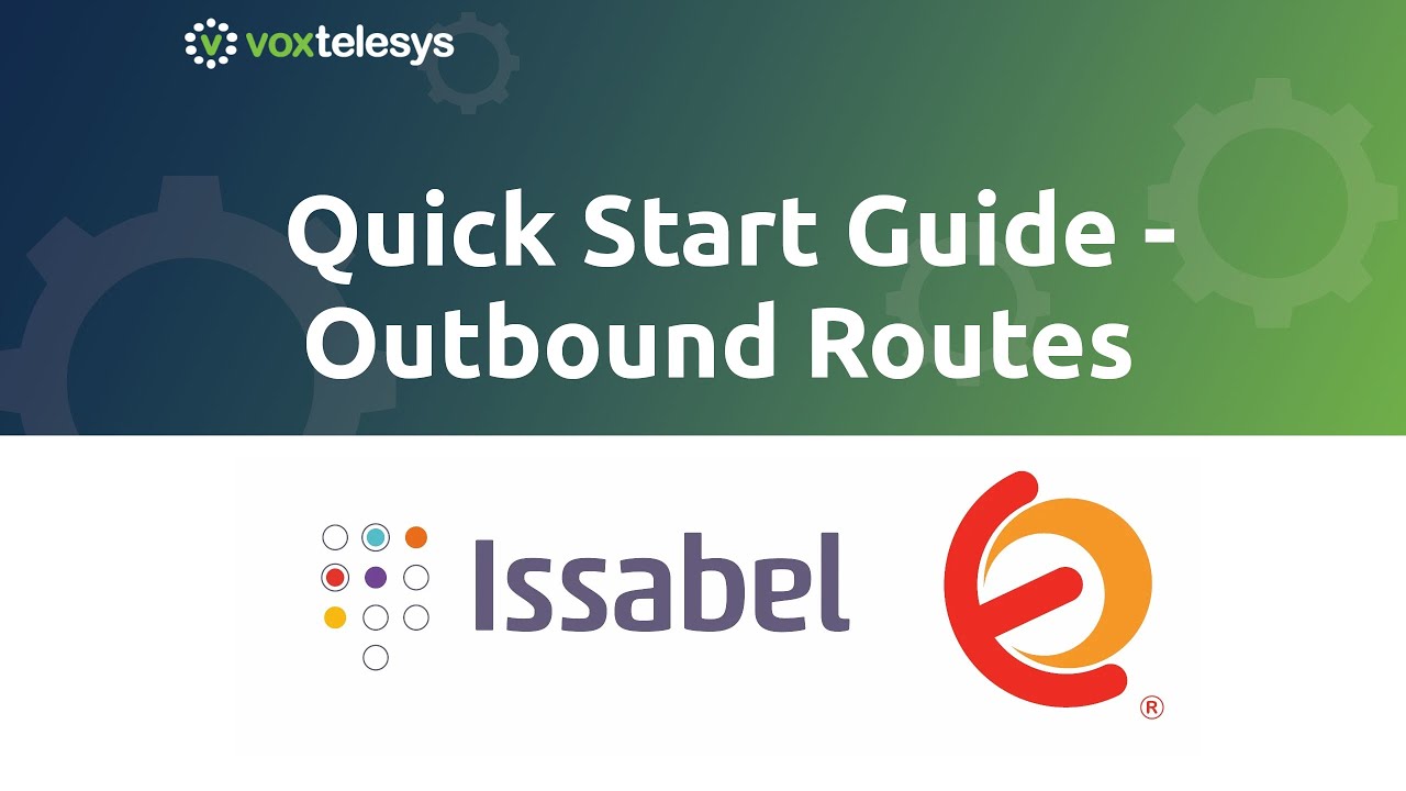 Issabel PBX Quick Start Guide - Outbound Route Setup - YouTube
