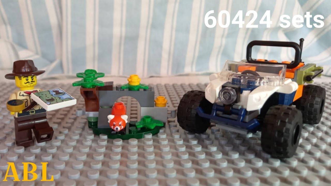 Lego City 60424 Jungle Explorer ATV Red Panda Mission - YouTube
