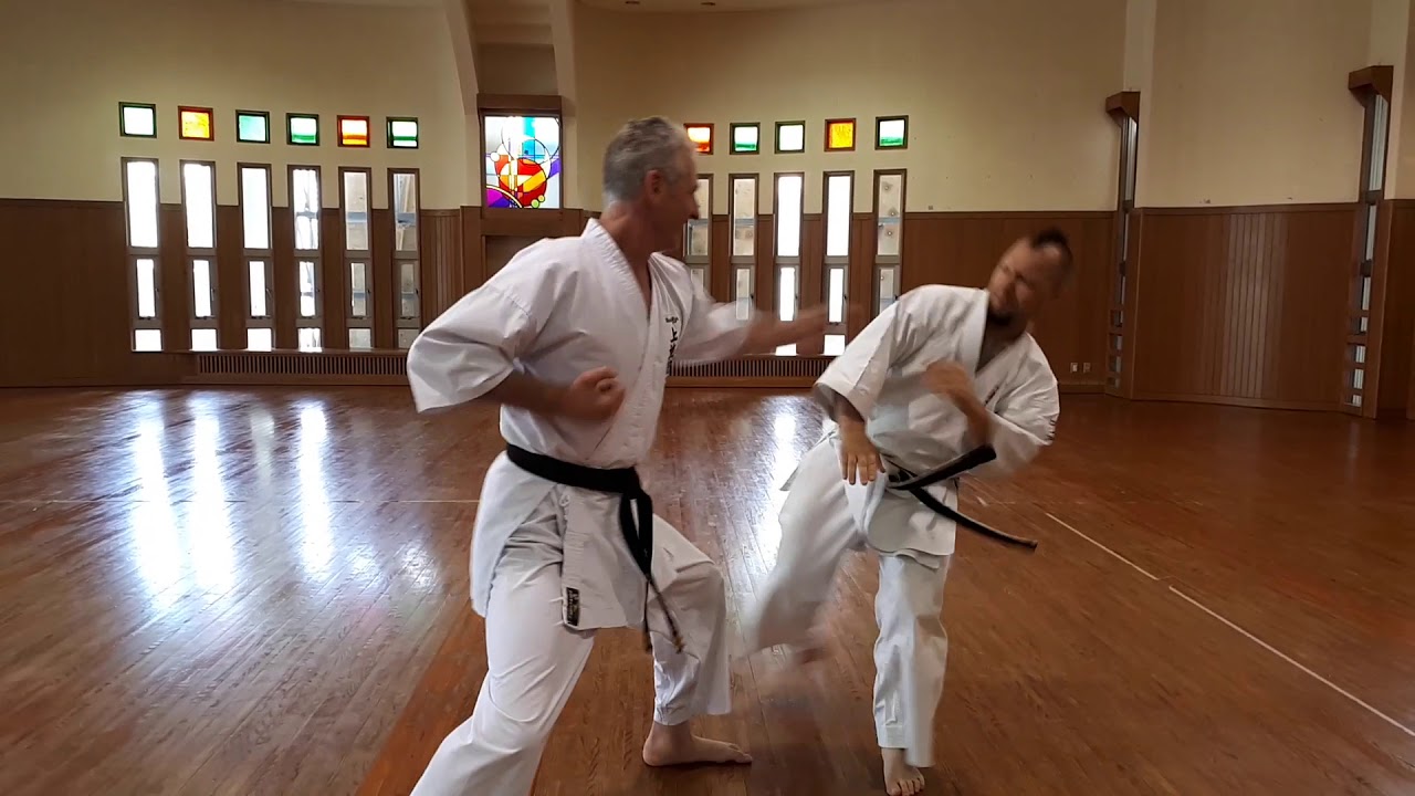 Kumite Uechi ryu fight with Champion in Okinawan karate Karl Ayliffe 8 ...