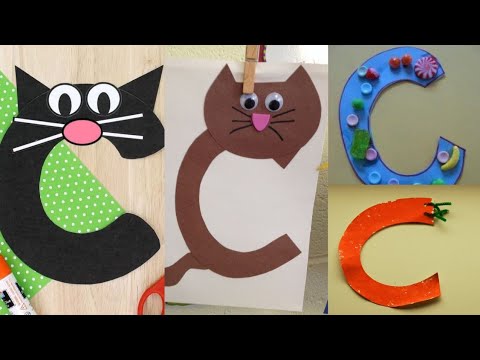 DIY Letter C paper craft ideas/letter C decorations ideas/Pre-Classroom ...
